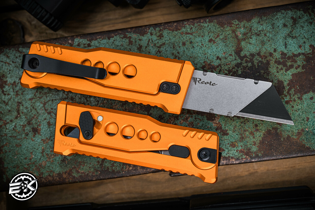 Reate EXO-U Gravity Utility Knife Orange Speedhole Aluminum 2.3 ...