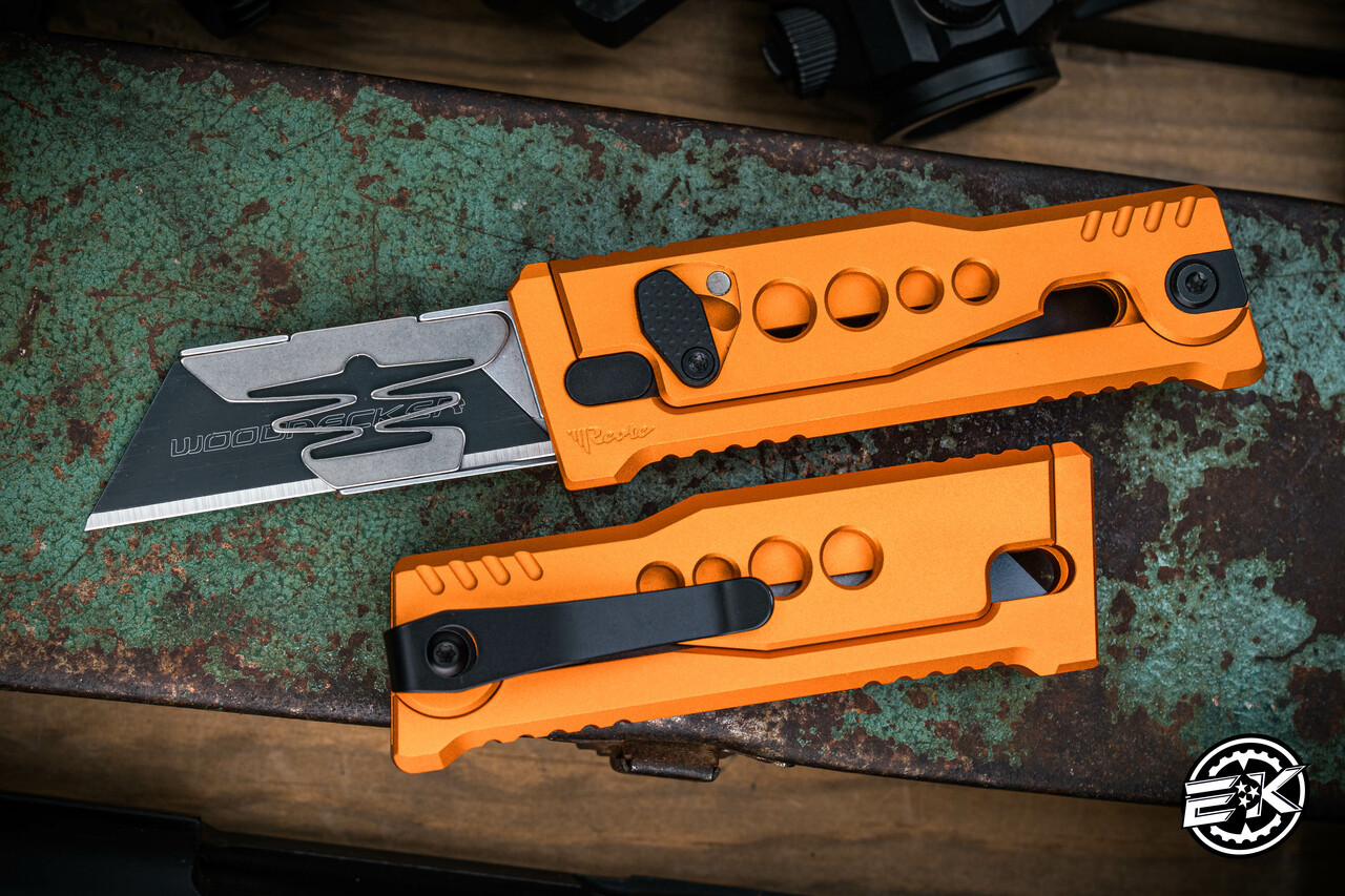 Reate EXO-U Gravity Utility Knife Orange Speedhole Aluminum 2.3 ...