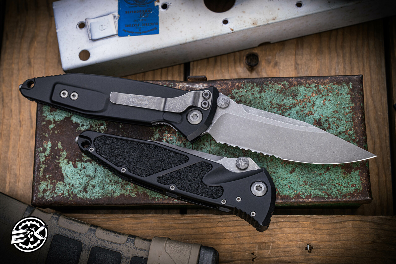 Microtech Socom Elite Manual Folding Knife 4 Clip Point Apocalyptic