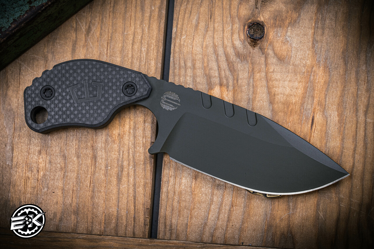 Blackside Customs/Strider Knives SLCC Fixed Blade Knife Carbon Fiber 3. ...