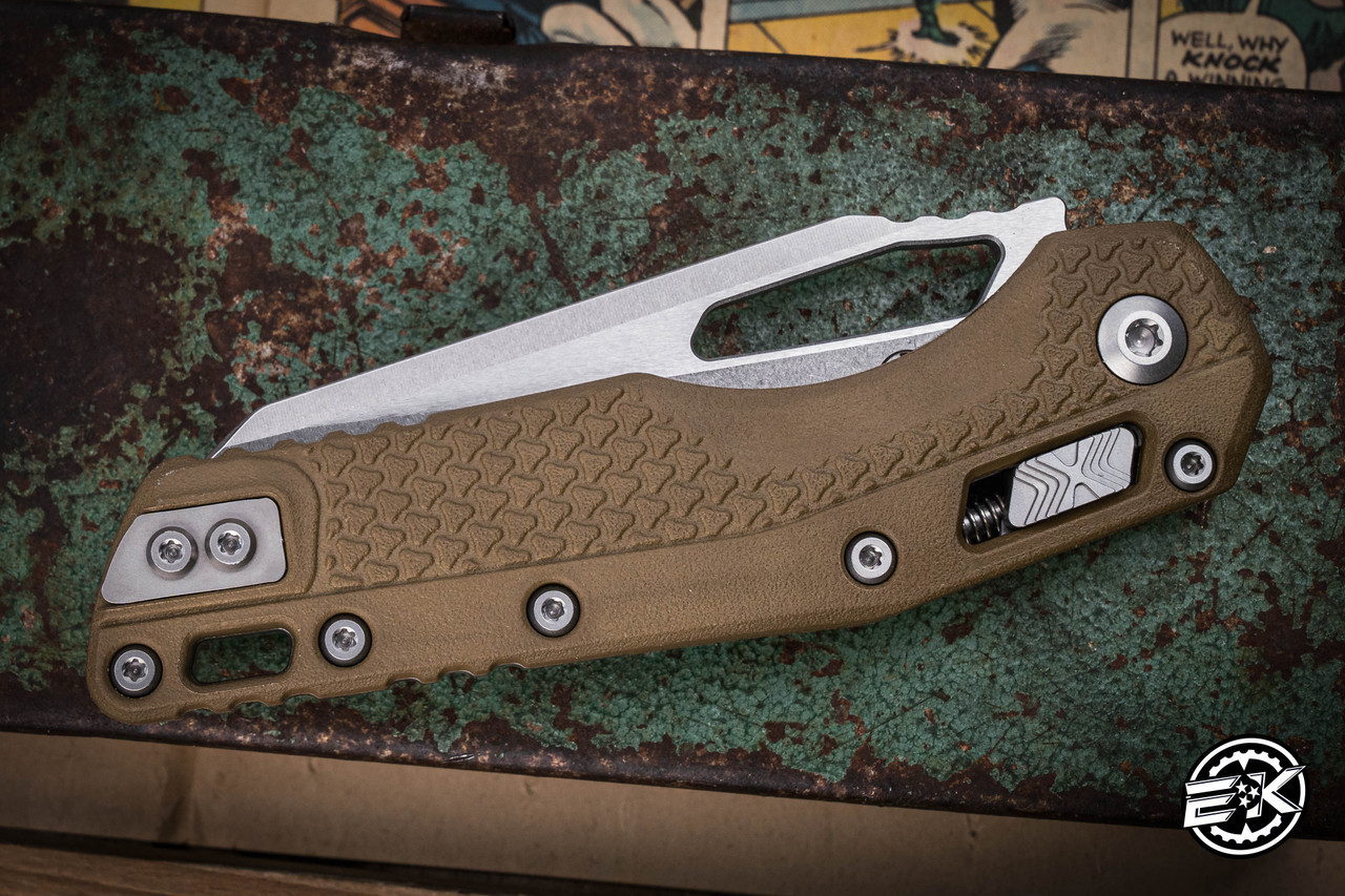Microtech Standard Issue Msi Ram Lok Manual Folding Knife Dark Earth