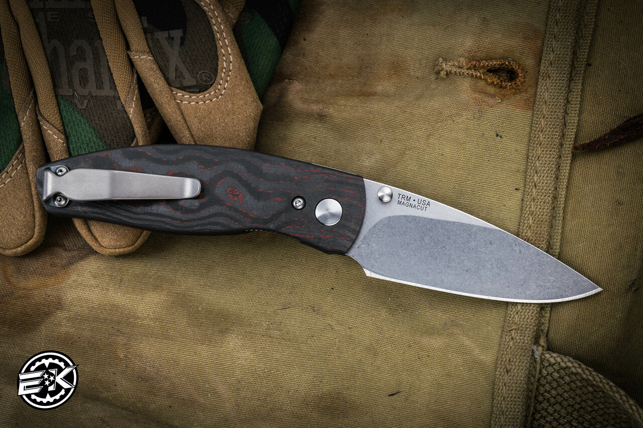 Three Rivers Manufacturing NEUTRON 2 Folding Knife Black Lava Fat ...