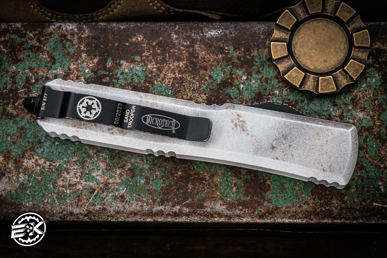 Preowned Microtech Ultratech Sand Trooper Otf Automatic Knife 34