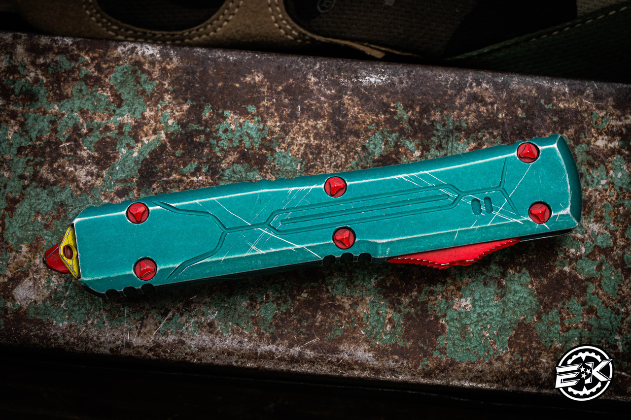 Preowned Microtech Ultratech Bounty Hunter Otf 34 Tanto Stonewash