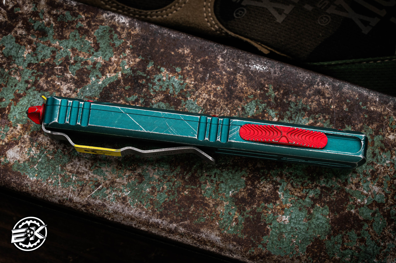 Preowned Microtech Ultratech Bounty Hunter Otf 34 Tanto Stonewash