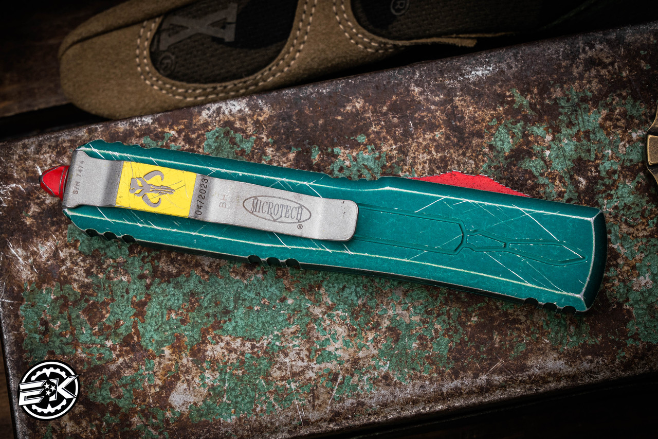 Preowned Microtech Ultratech Bounty Hunter 34 Tanto Stonewash 123 10bh