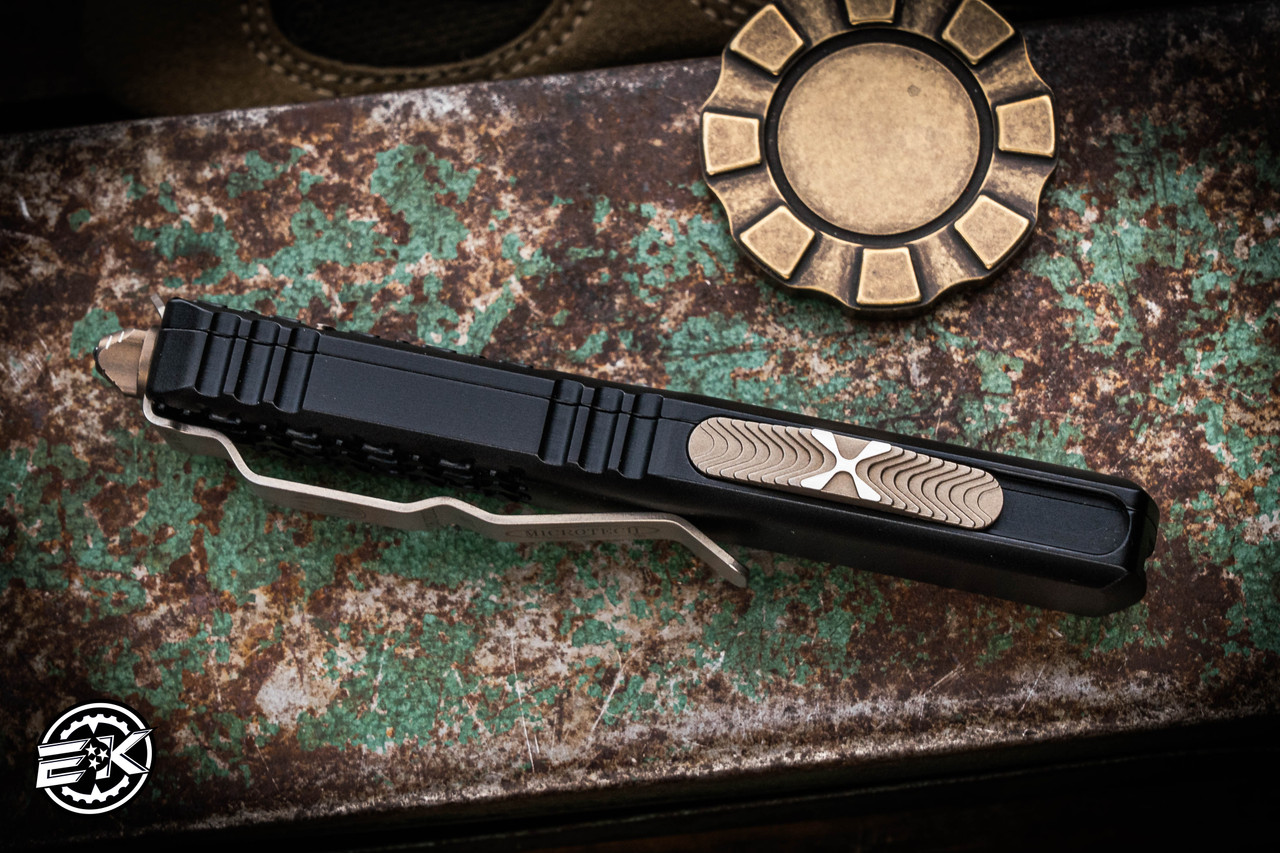 Preowned Microtech Utx 85 Otf 3 Dagger Green 232 1jm