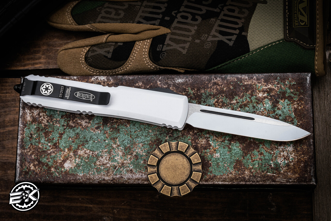 PREOWNED-Microtech Storm Trooper Ultratech 3.4" Drop Point OTF 121-1STD