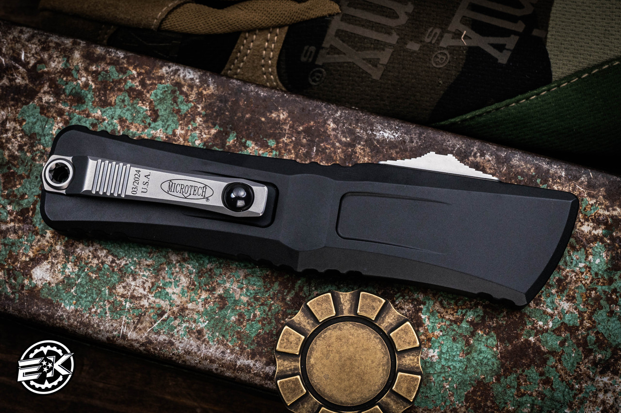 Preowned Microtech Combat Troodon Gen Iii Otf Automatic Knife 4 Drop
