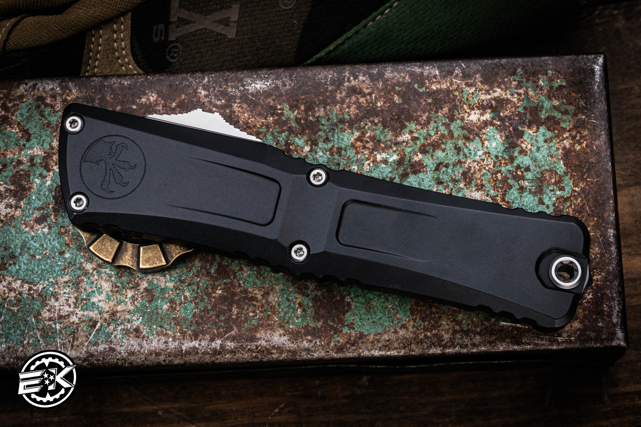 PREOWNED-Microtech Combat Troodon Gen III OTF Automatic Knife 4" Drop ...