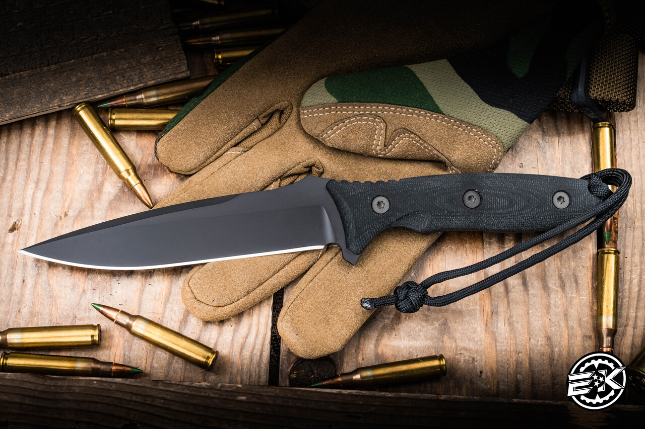 Spartan Blades Moros Fighter Combat Utility Fixed Blade Knife Black ...
