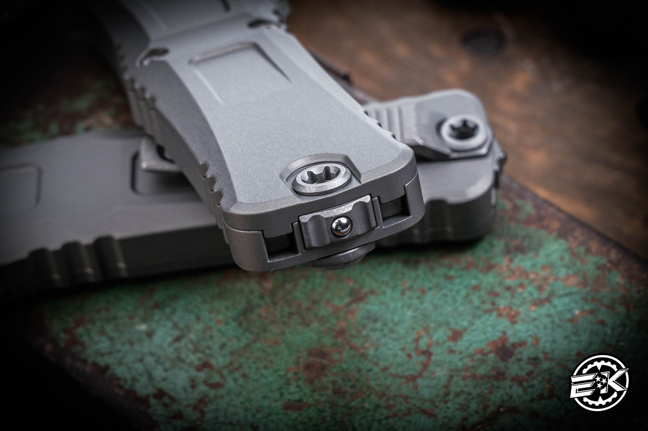 Microtech Combat Troodon Gen Iii Otf Automatic Knife Natural Gray 38