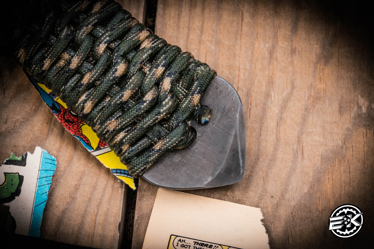 Achter Knives PDA Axe OD Green Cord Wrap 11.65" Tomahawk MagnaCut Acid ...