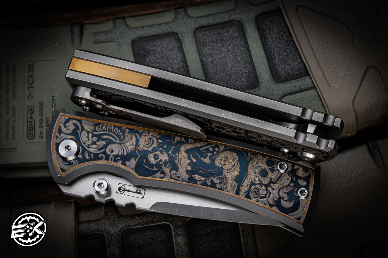 Chaves Knives Ultramar Street Redencion "Day of the Dead" Skull ...