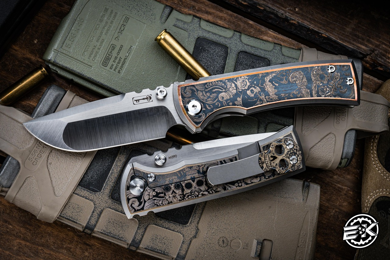 Chaves Knives Ultramar Street Redencion "Day of the Dead" Skull ...