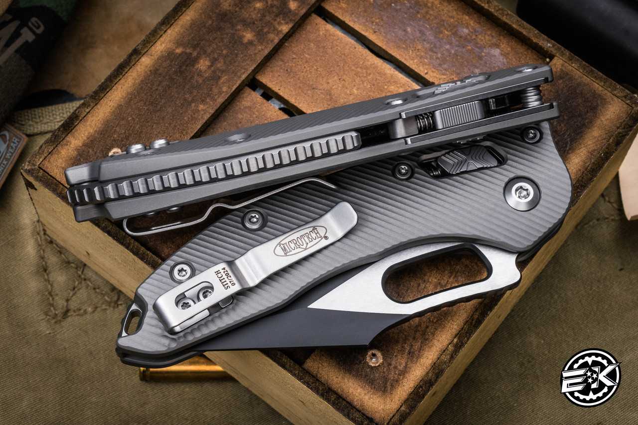 Microtechborka Blades Stitch Ram Lok Manual Folder Natural Gray Fluted