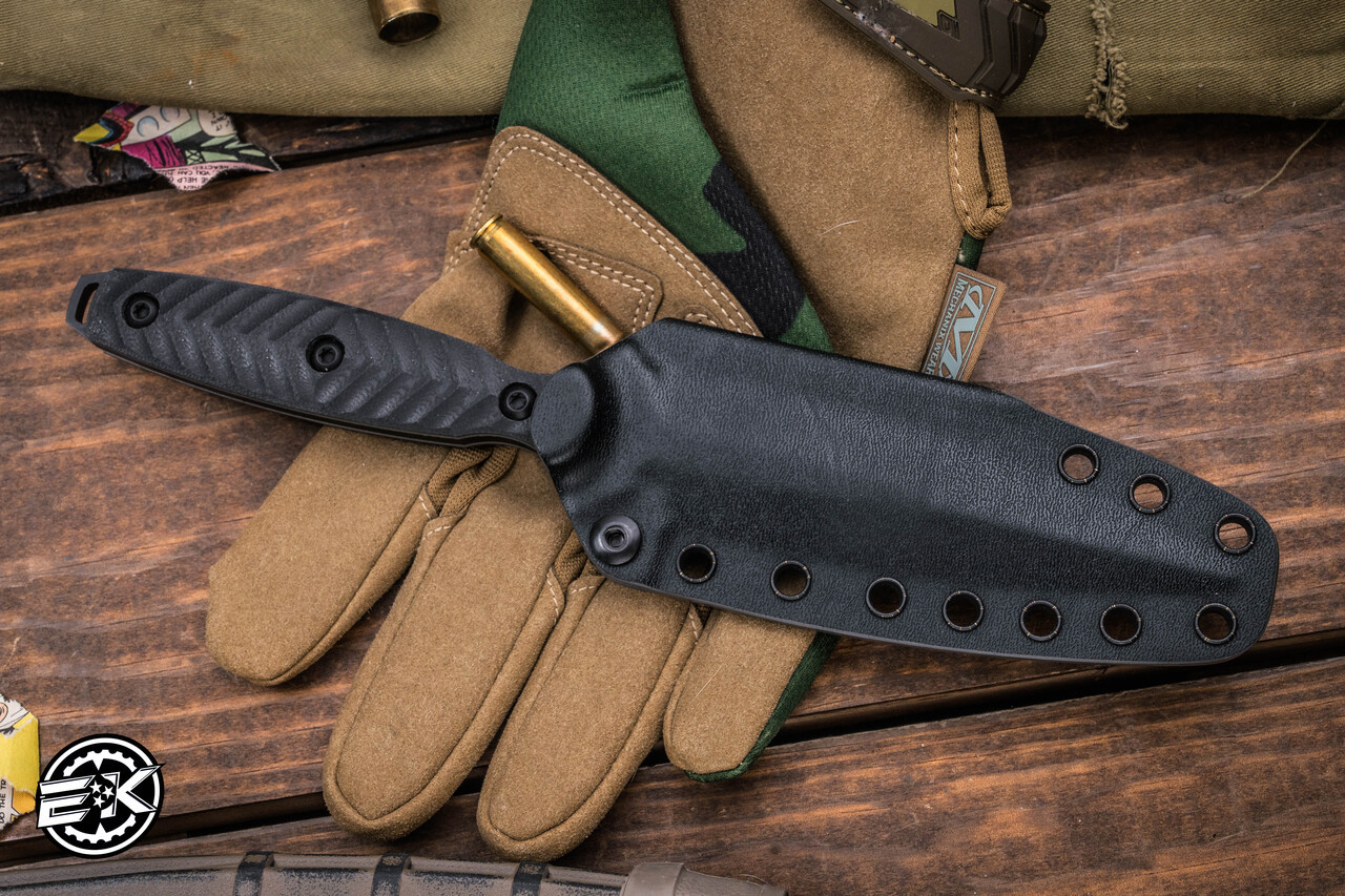 Toor Knives Specter Fixed Blade Knife Socom Black G10 4.75" Dagger