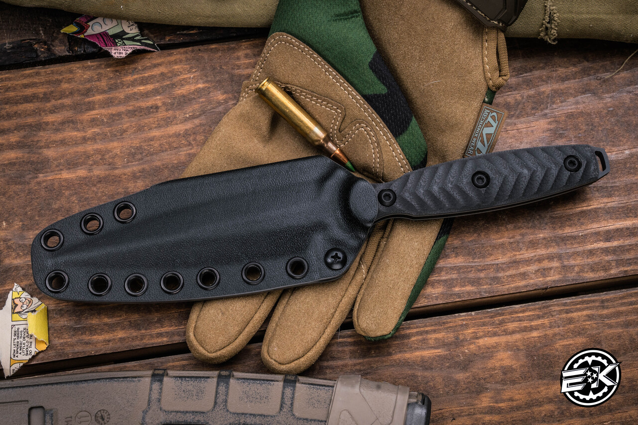 Toor Knives Specter Fixed Blade Knife Socom Black G10 4.75" Dagger