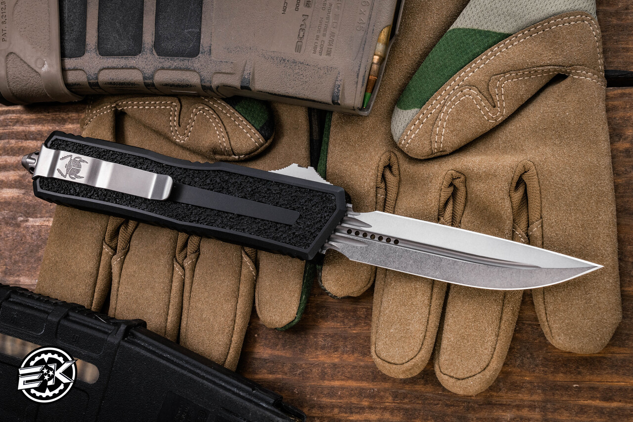 Microtech Scarab II D/E-S Gen III OTF Automatic Knife 4" Double Edge ...