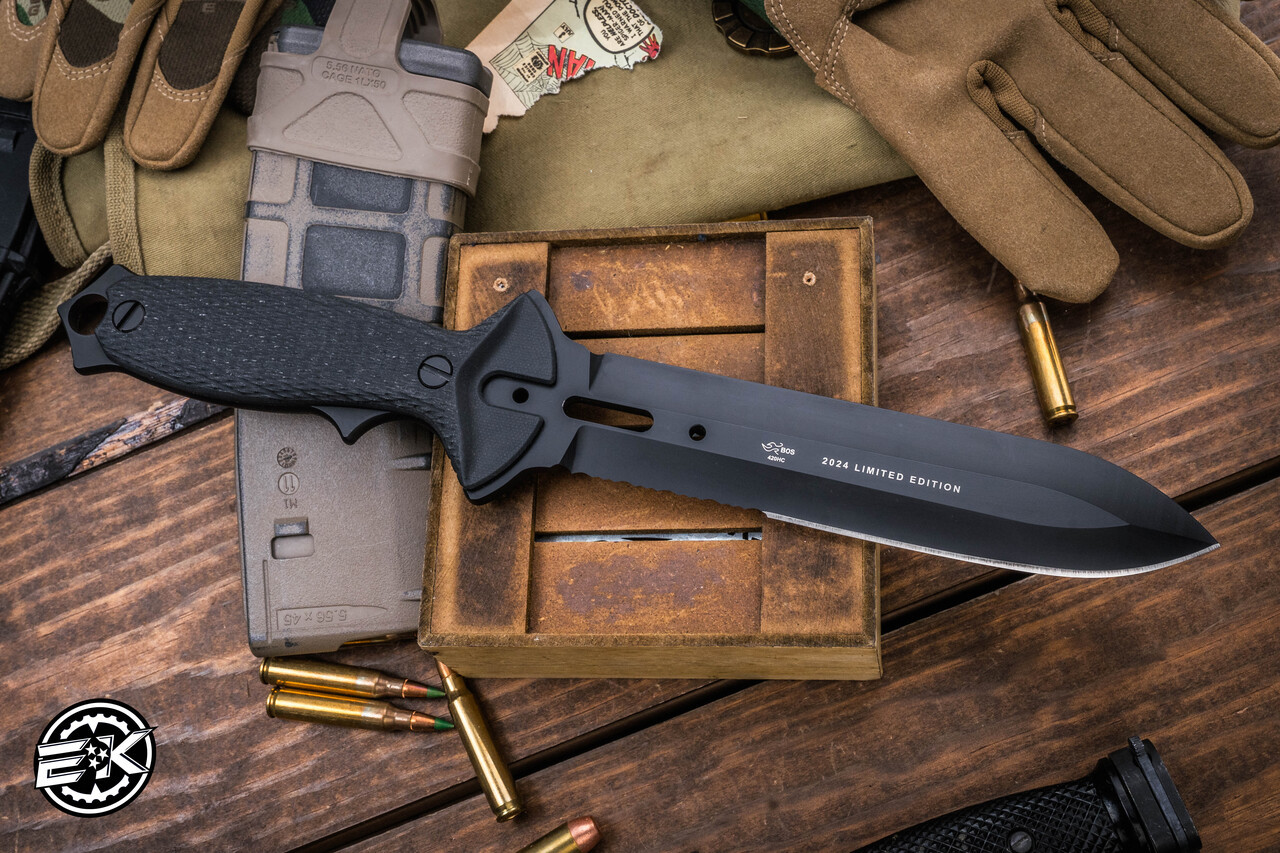 Buck Knives 084 Buckmaster 2.0 Fixed Blade Knife Black G-10 6.75" Black ...