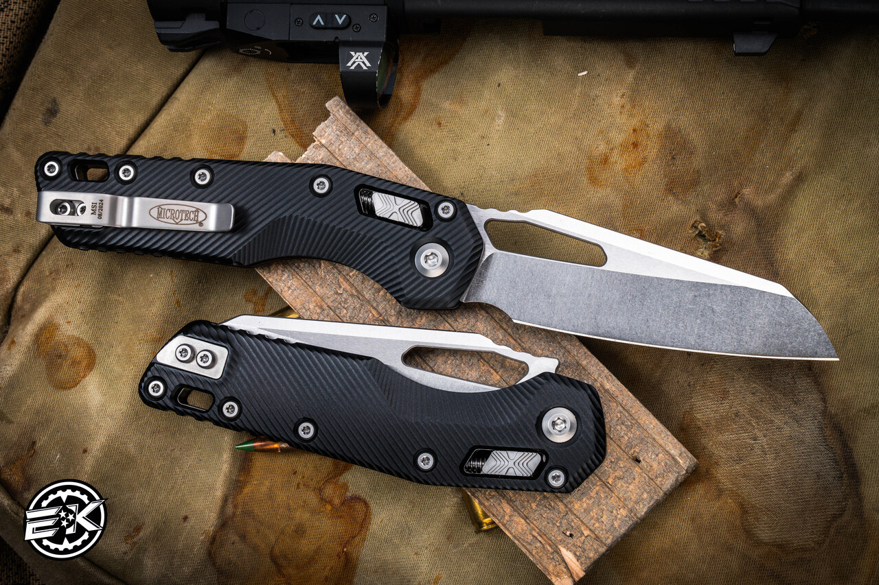 Microtech Standard Issue Msi Ram Lok Manual Folder Fluted Aluminum 3