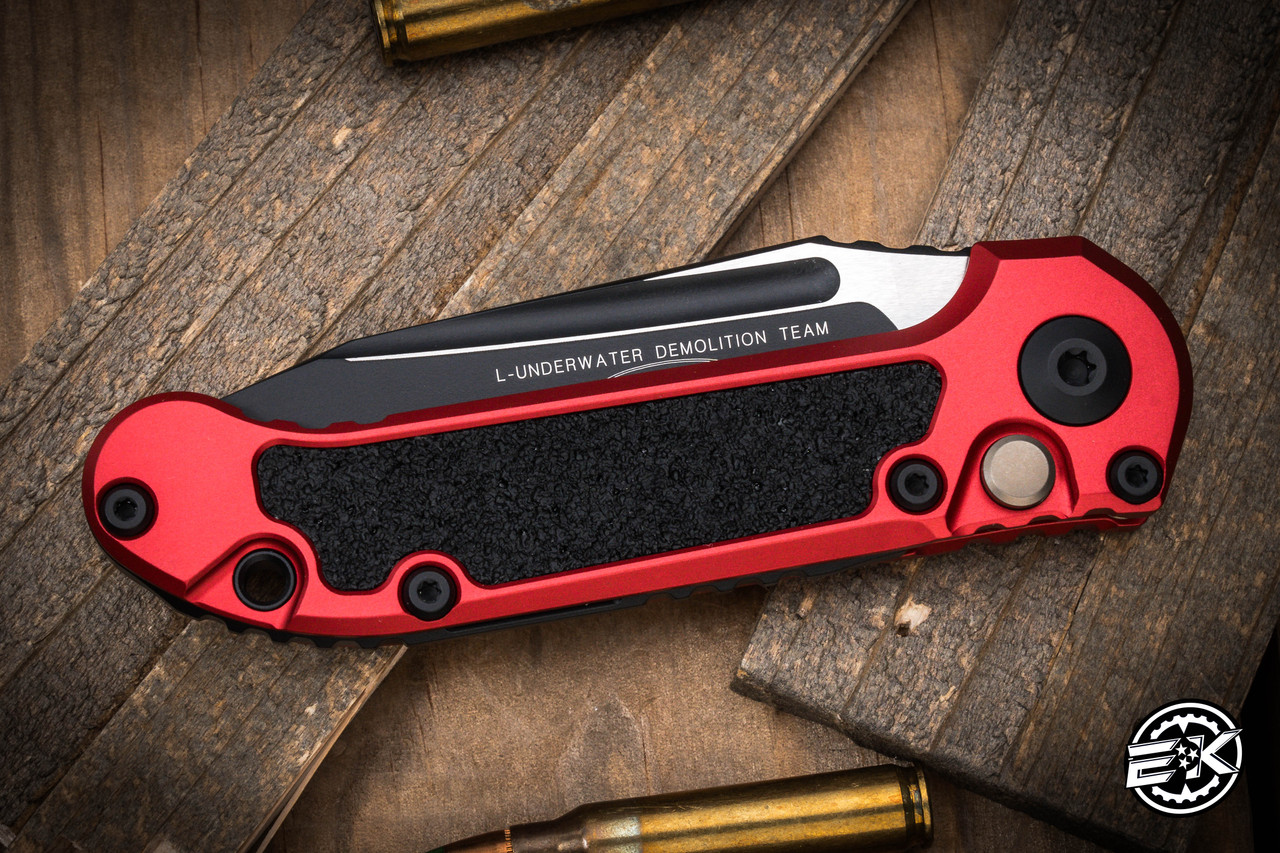 Microtech Ludt Gen Iii Automatic Folding Knife Red 34 M390 Tanto