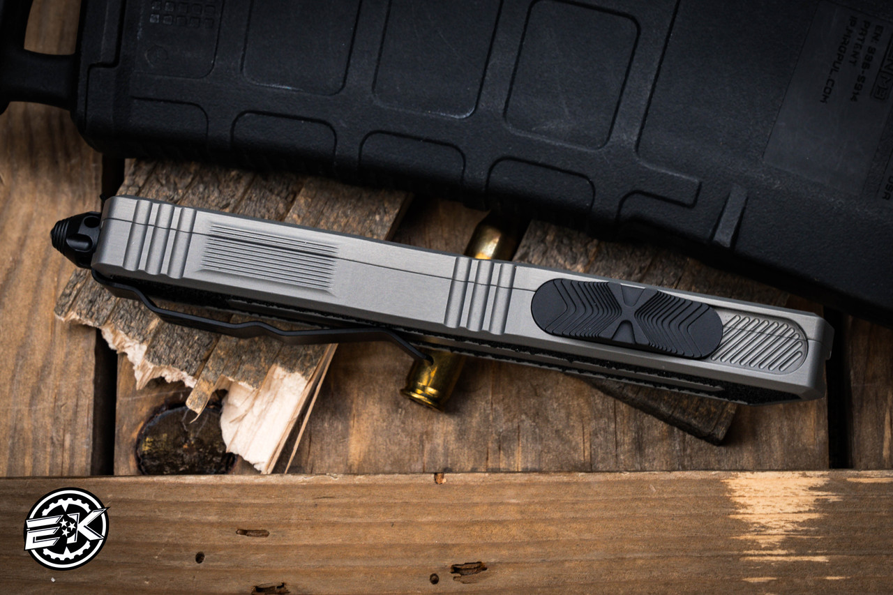 Microtech Scarab II D/E-S Gen III OTF Automatic Knife Natural Clear 4 ...