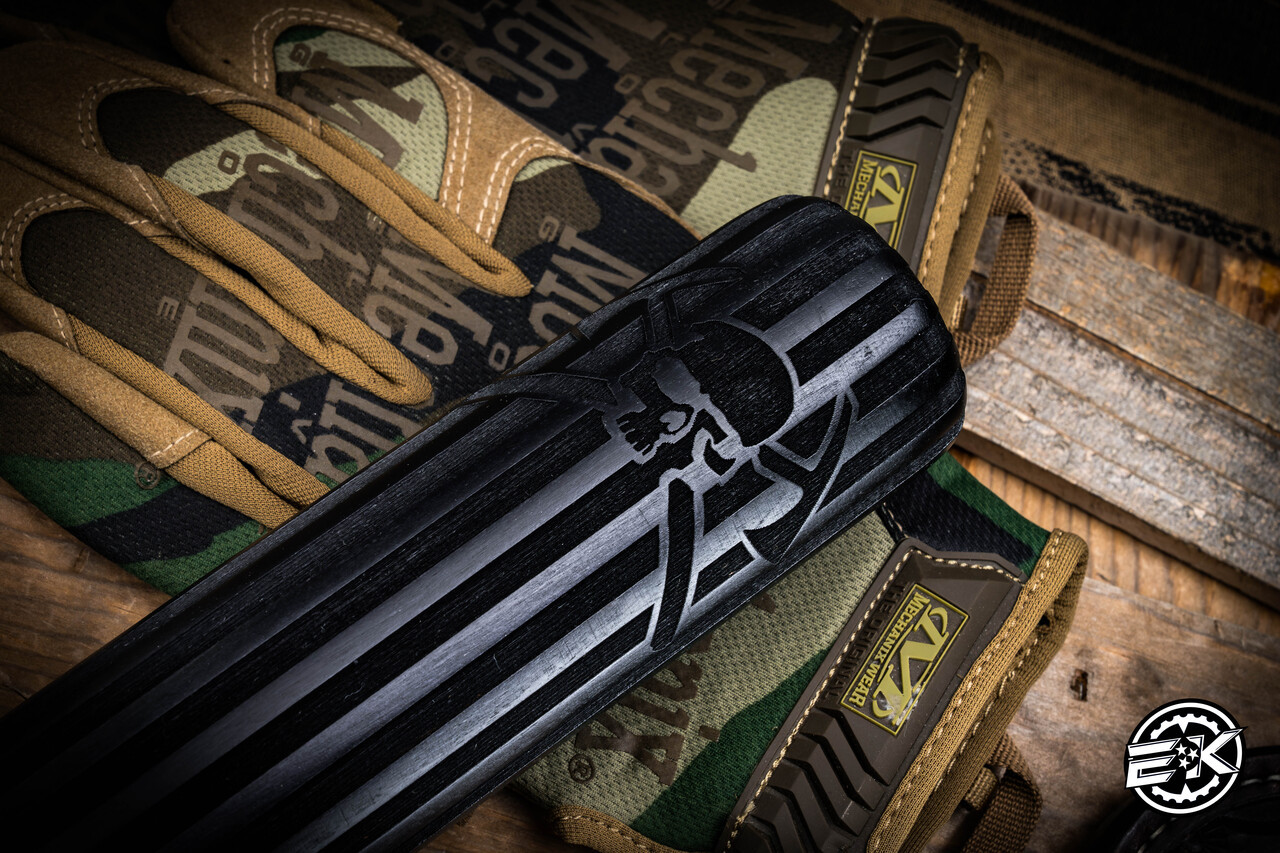 RMJ Tactical Angry Steve Striped Hard Maple Bat 24" Black