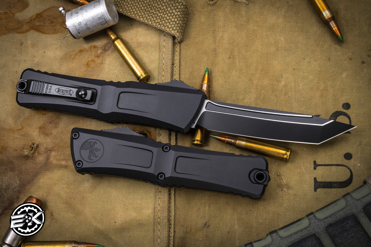 Microtech Combat Troodon Gen III OTF Automatic Knife 3.8" M390 Tanto ...