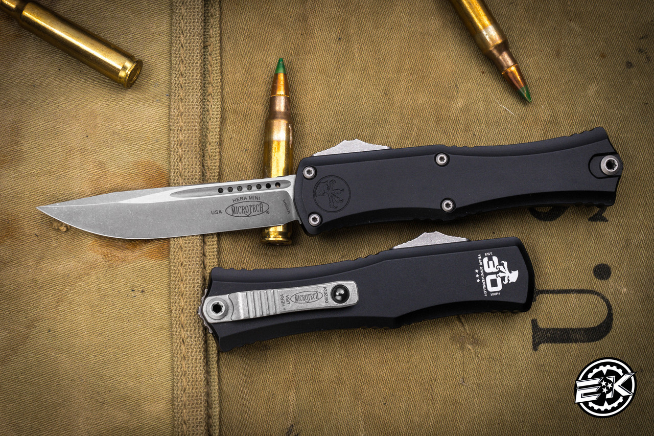 30th Anniversary-Microtech Hera II Mini OTF Automatic Knife 3" Drop ...
