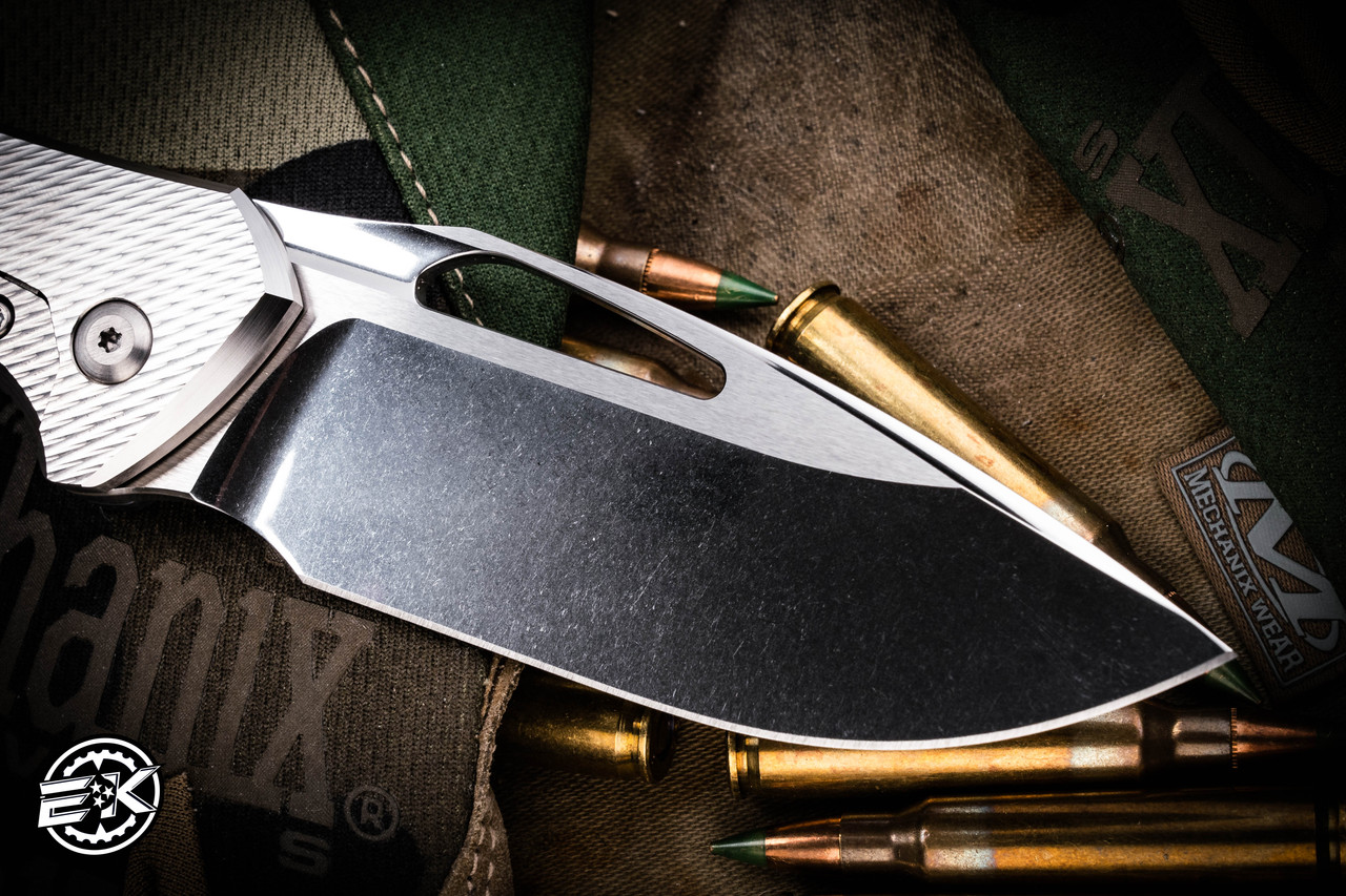 Koenig Knives Custom Arius Blue Carbon Fiber Titanium Framelock ...