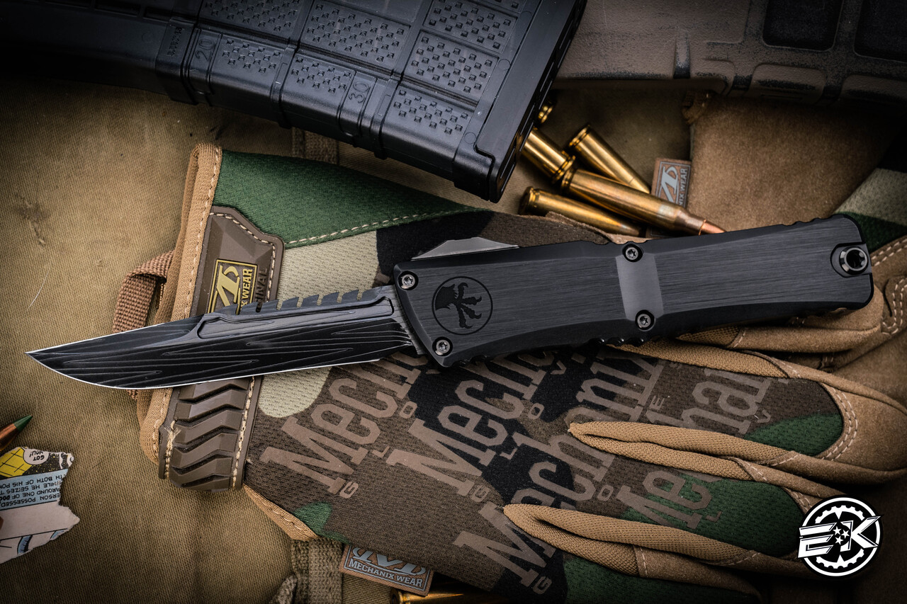 Microtech/Marfione Select Combat Troodon Gen III OTF Hefted Black ...