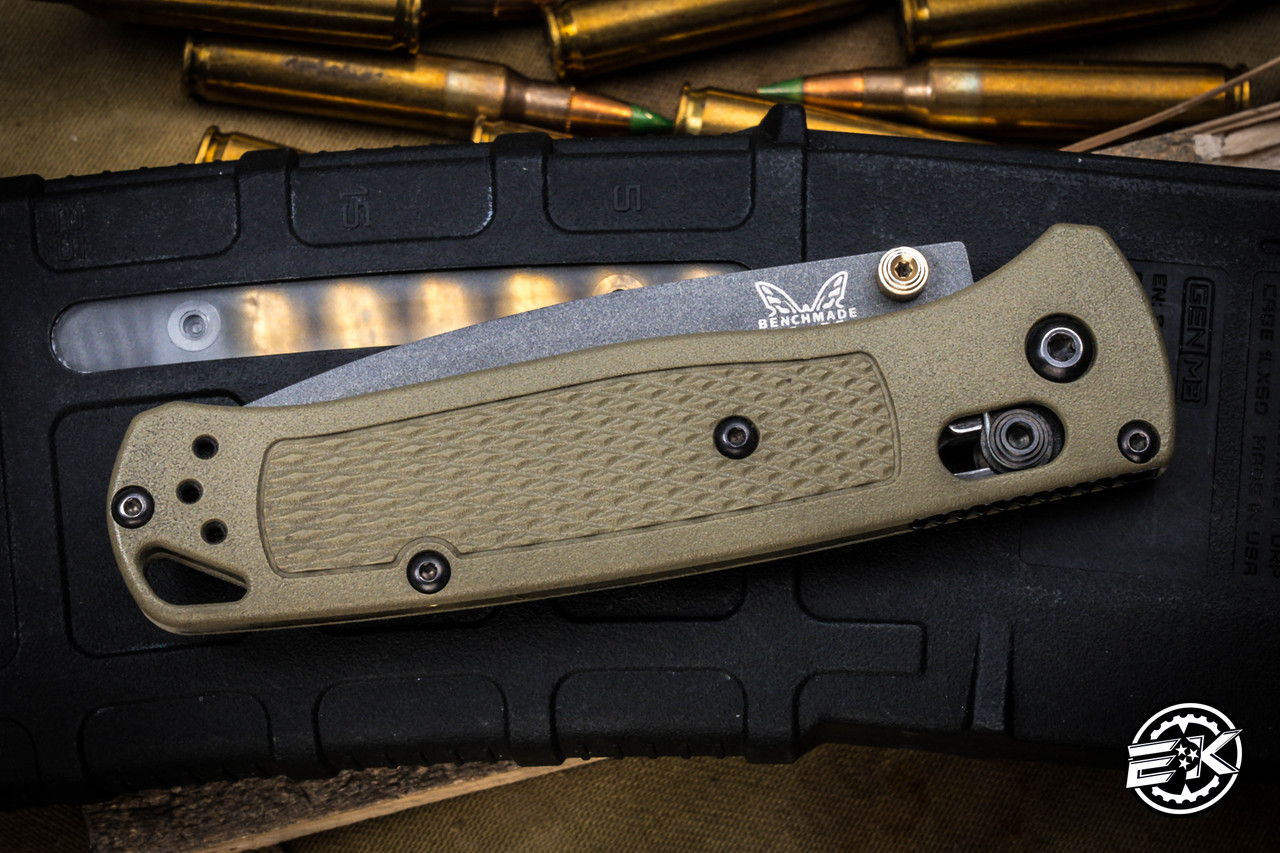 PREOWNED-Benchmade Bugout AXIS Folding Knife Ranger Green 3.24" S30V ...