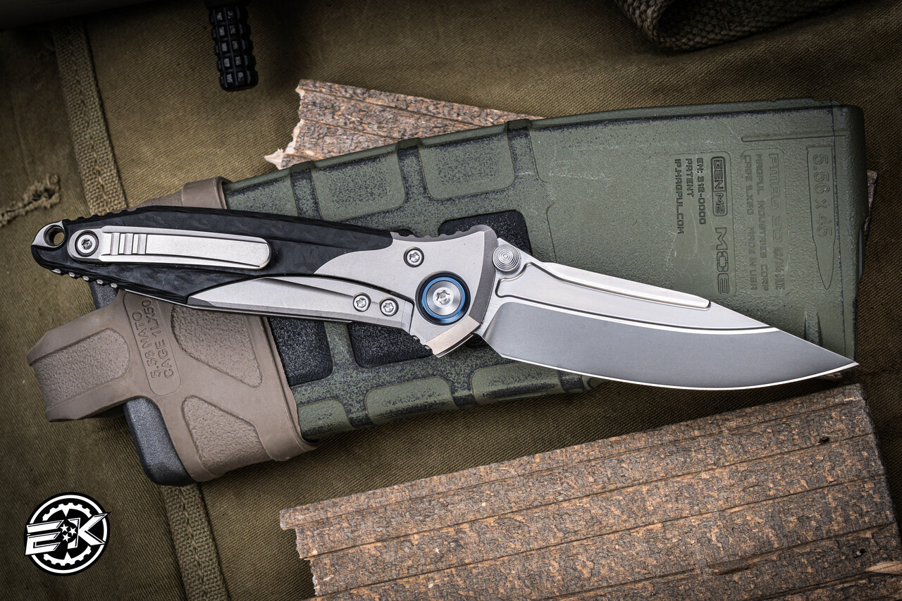 PREOWNED-Microtech Socom Bravo Mini Manual Folding Knife Titanium ...