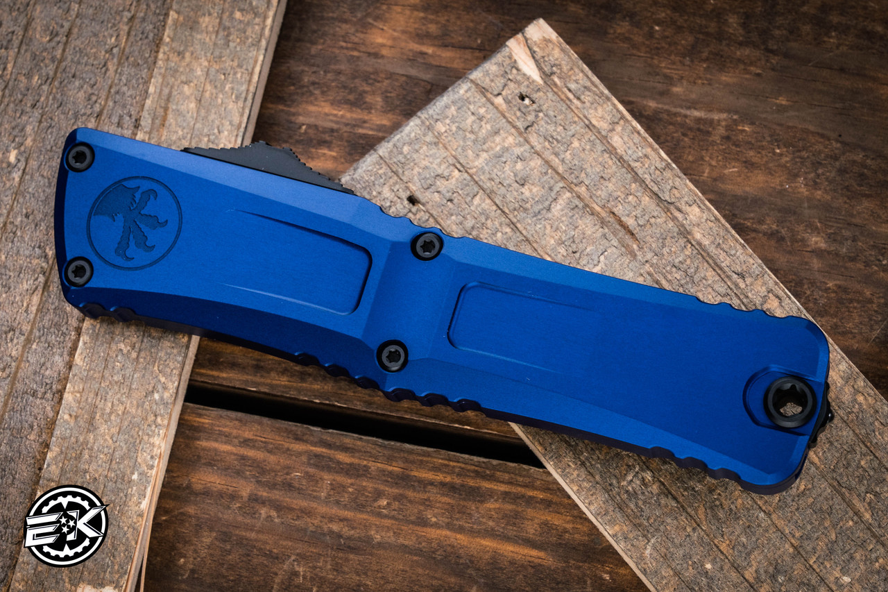 Microtech Combat Troodon Gen III OTF Automatic Knife Navy 3.8" M390 ...