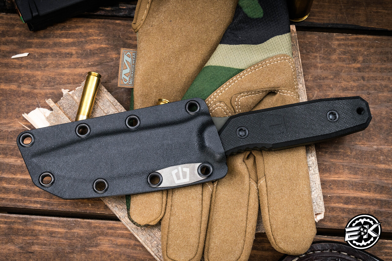Blackside Customs Plan B Fixed Blade Knife G10 4" Bounty Hunter
