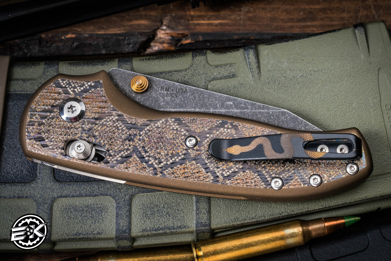 Three Rivers Manufacturing Custom Bulldog River-LOK Folding Knife ...