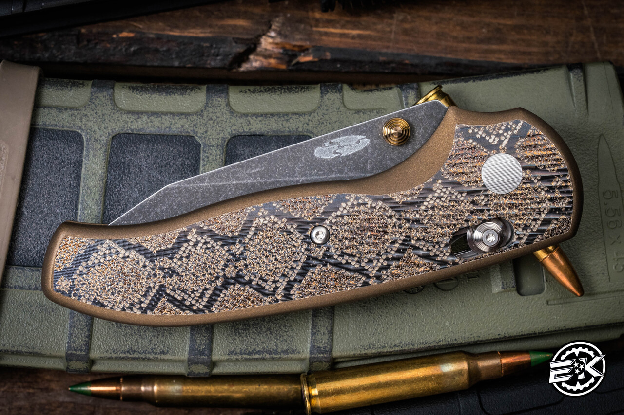 Three Rivers Manufacturing Custom Bulldog River-LOK Folding Knife ...