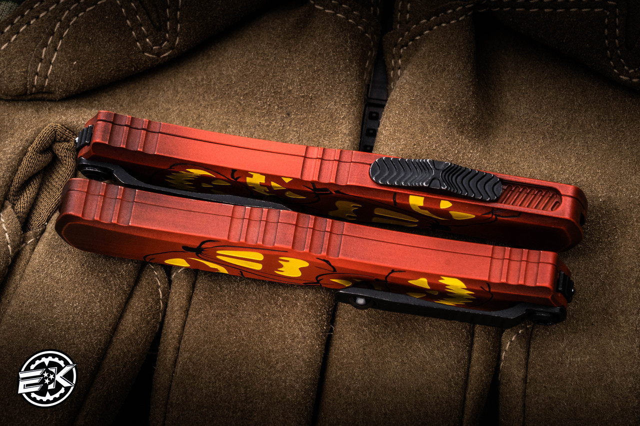 Microtech Hera II Mini Jack-O-Lantern Halloween OTF Automatic Knife 3 ...