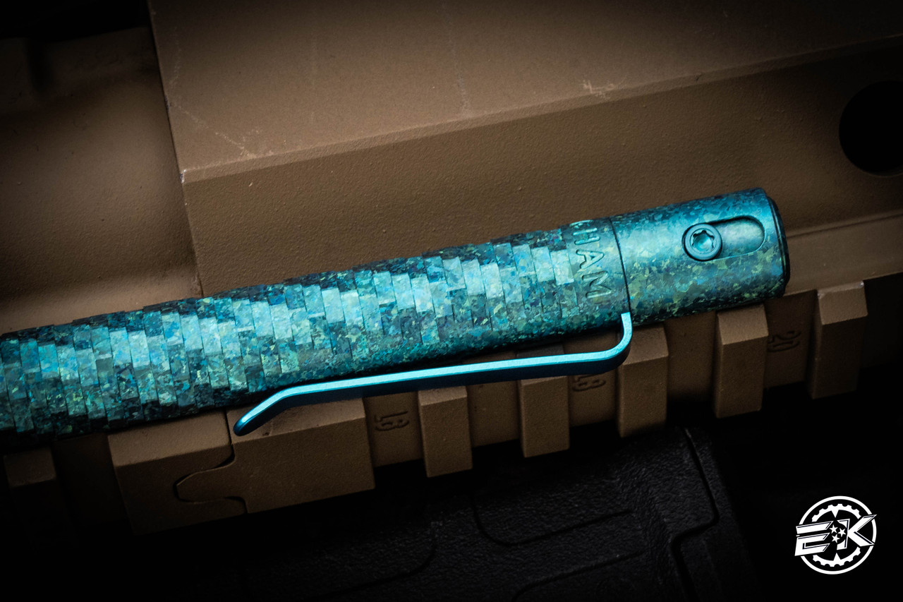 Nottingham Tactical Tibutton Exotic Crystal Titanium Tiffany Blue Full ...