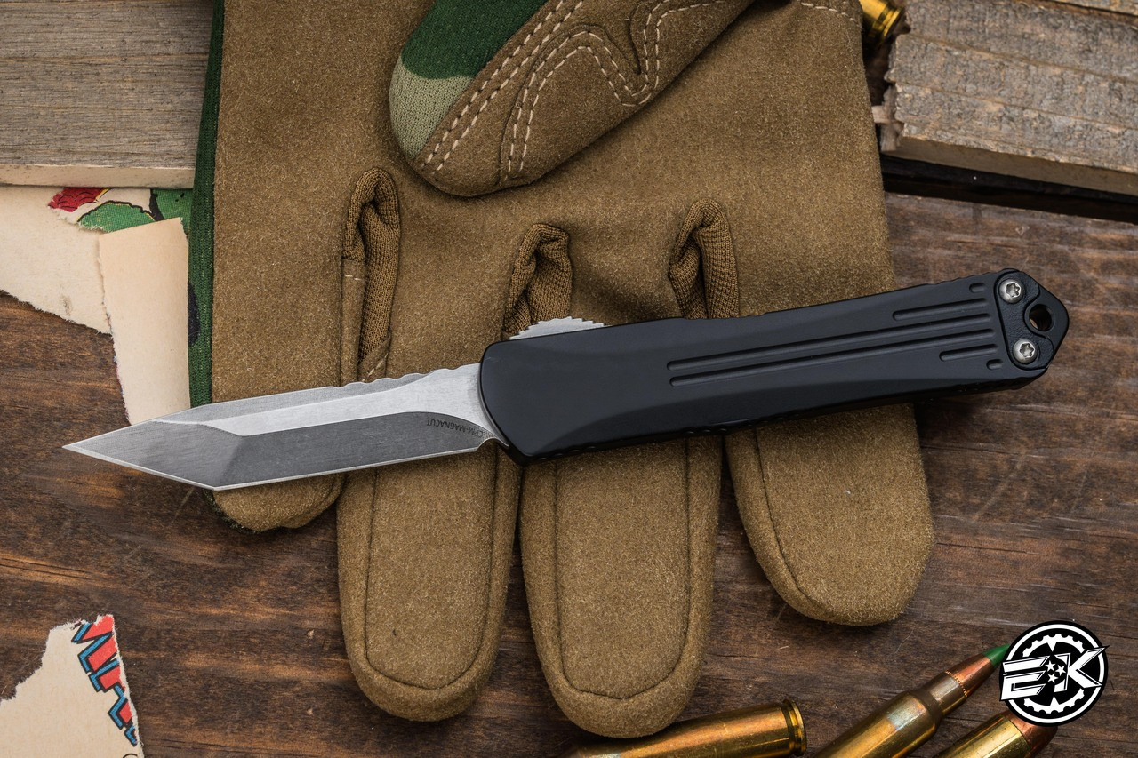 Preowned Heretic Knives Manticore S Black Otf Knife 26 Tanto