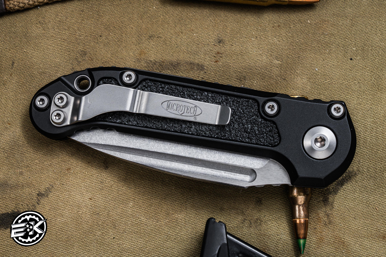 Preowned Microtech Ludt Gen Iii Automatic Folding Knife Grip Tape Inlay