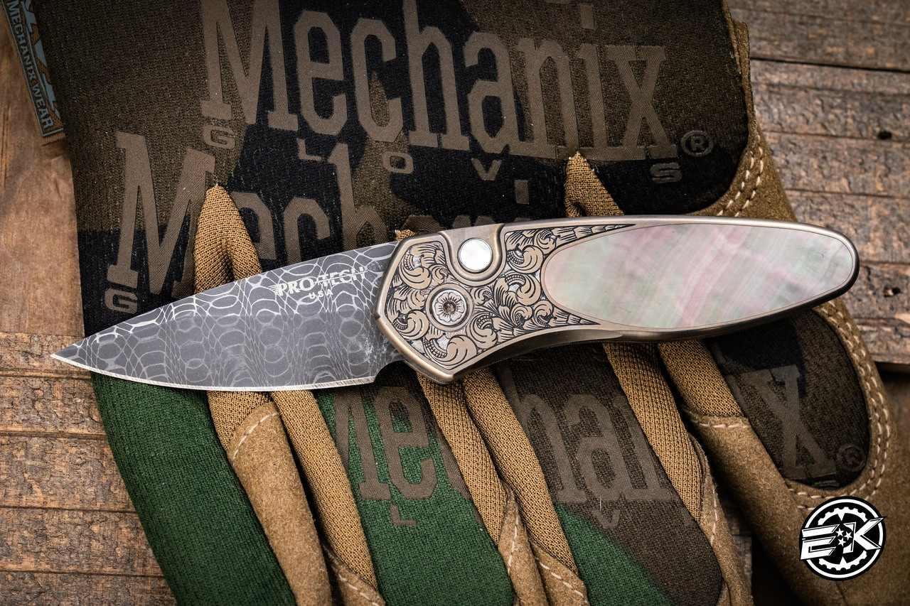 Preowned-Protech Sprint Shaw Engraved Bronze Titanium Pearl Inlay 2 ...