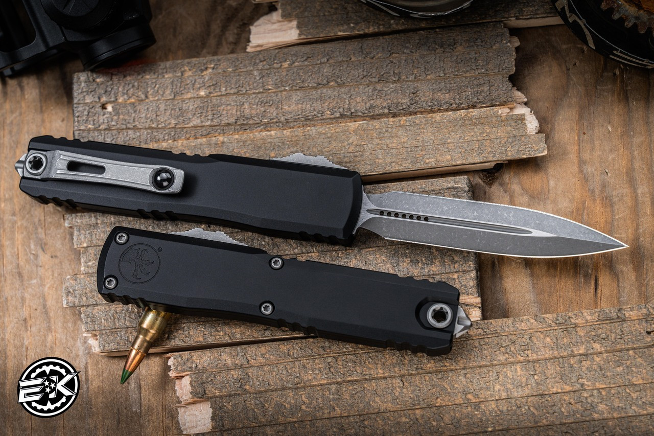 Microtech Ultratech Gen III ZBP OTF Automatic Knife 3.5" M390 Dagger ...