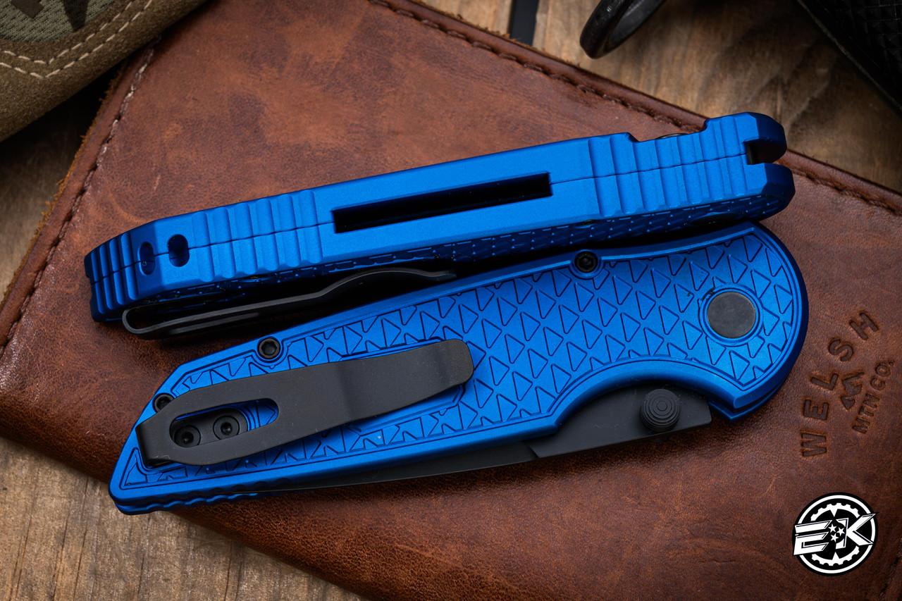 ProTech TR-3 Integrity Manual Blue Aluminum 3.5" Black DLC INT106-BLUE