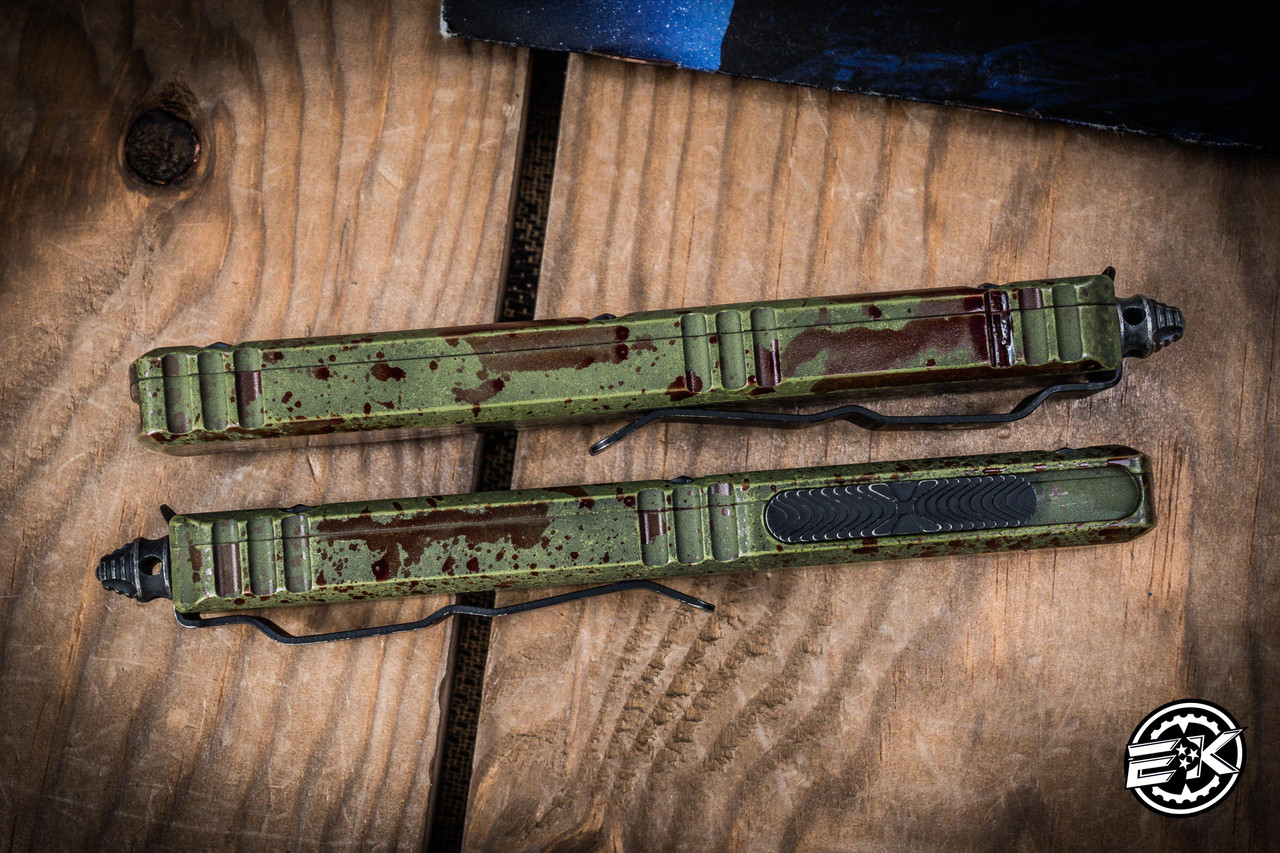 Microtech Ultratech Outbreak Edition OTF Automatic Knife 3.4" M390 Drop ...