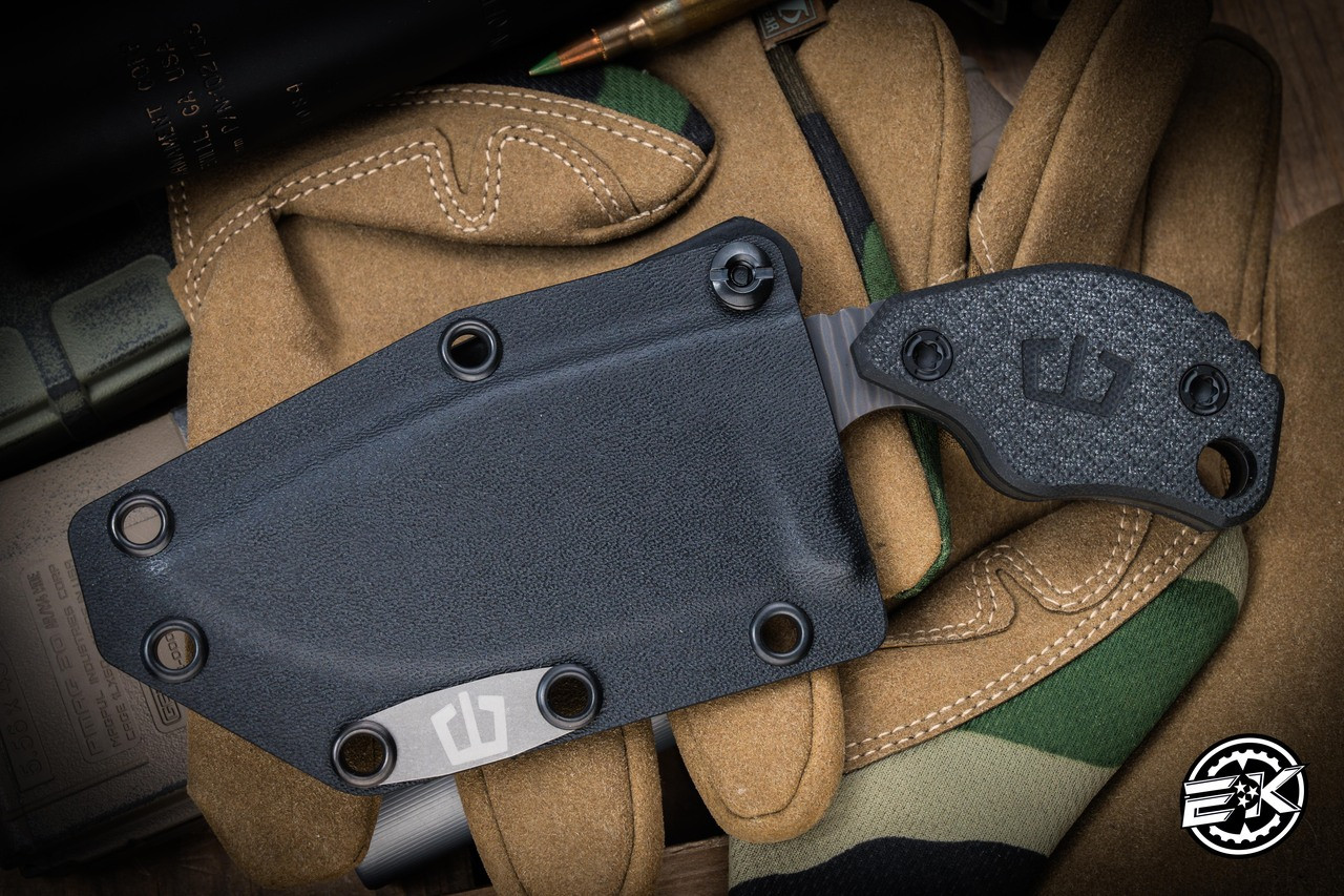 Blackside Customs/Strider Knives SLCC Fixed Blade Knife Titanium G10 3. ...