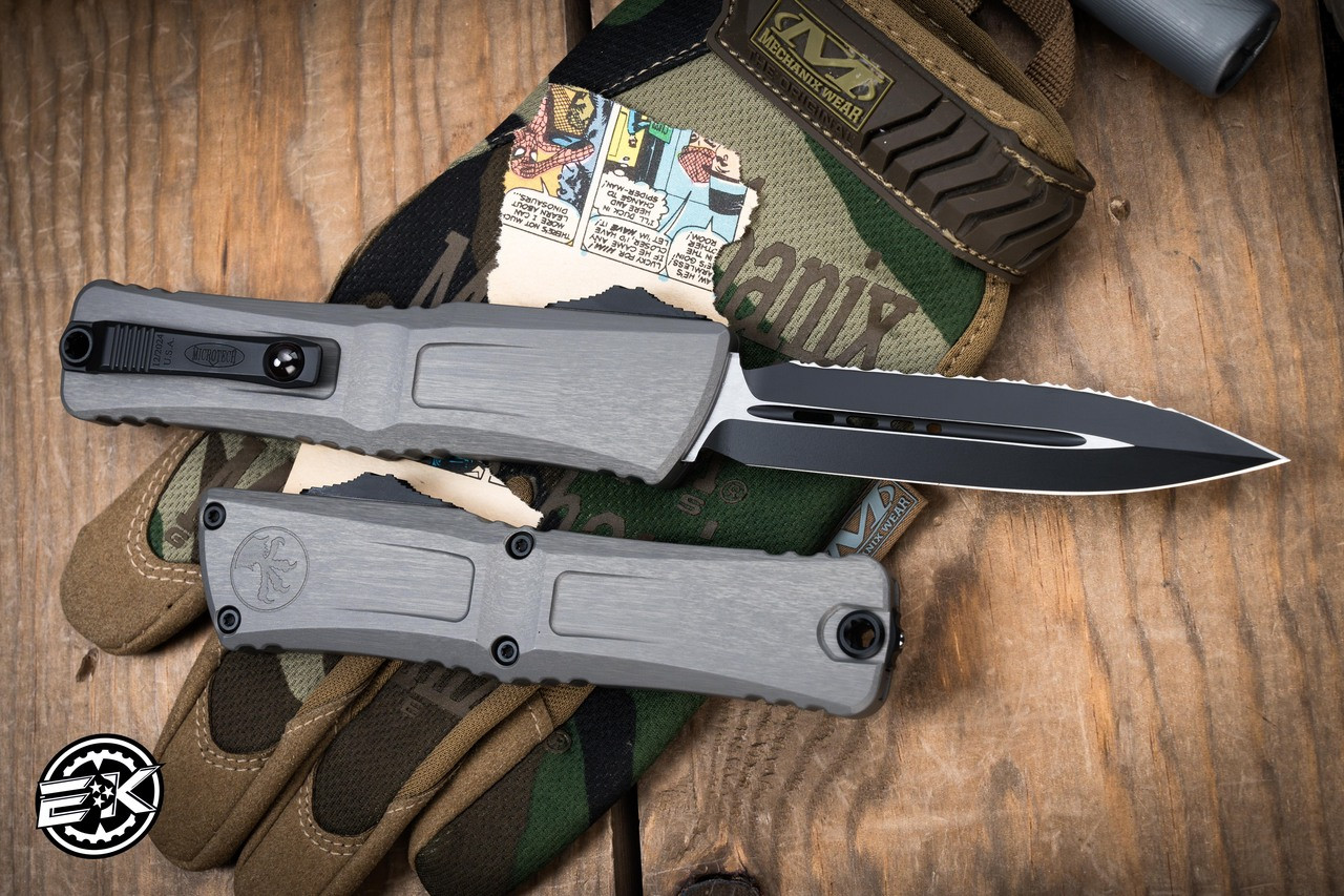 Microtech Combat Troodon Gen Iii Otf Automatic Knife Natural Clear 4