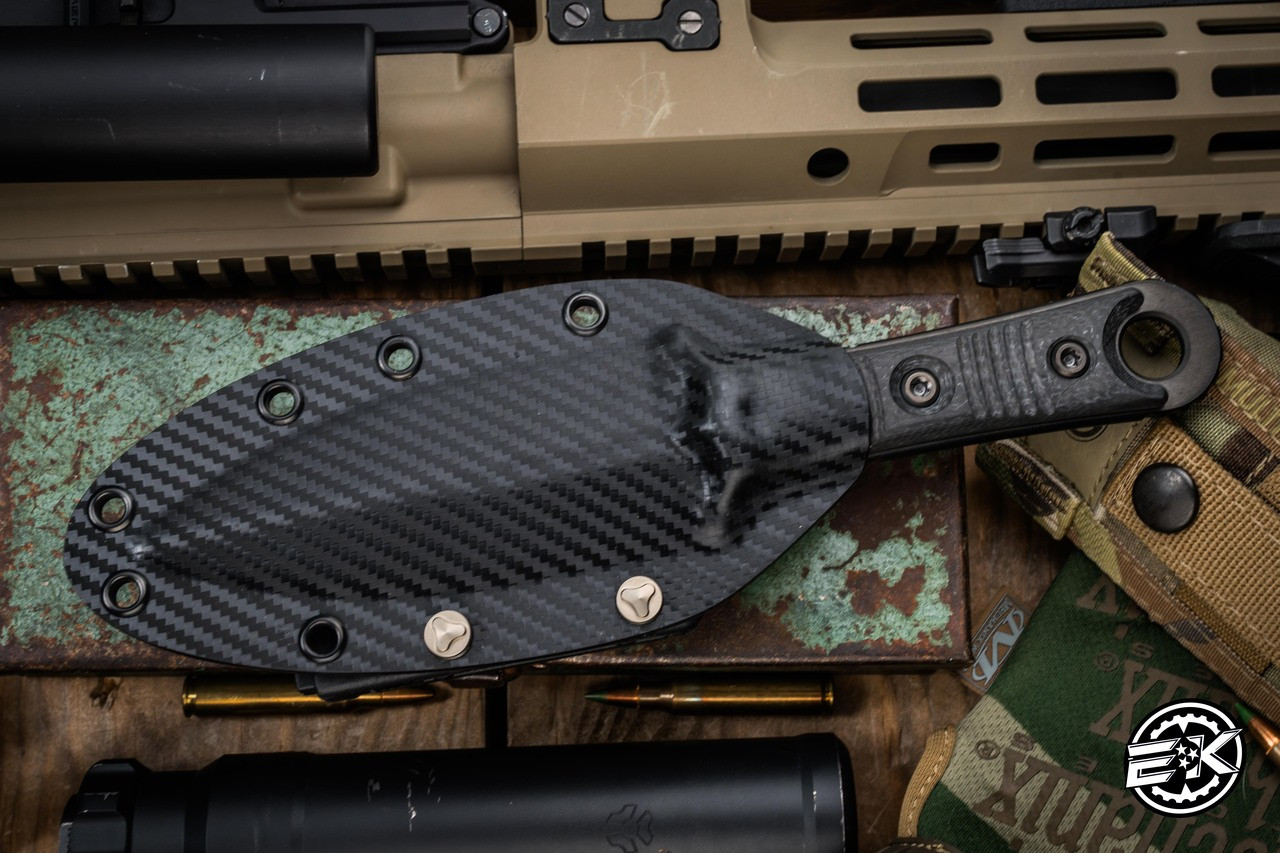 Preowned-Microtech/Borka Blades SBD Black Fixed Blade 4.3" M390 ...