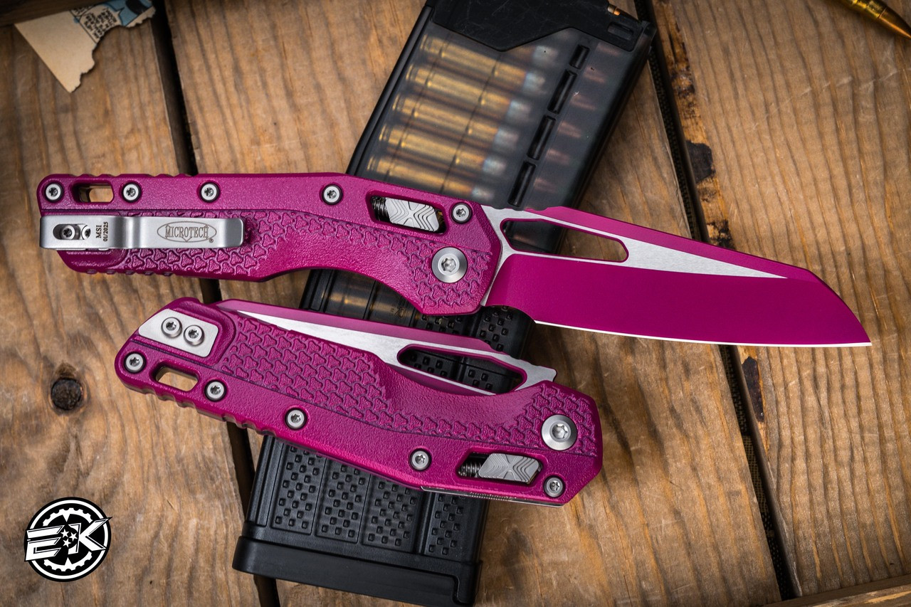 Microtech Standard Issue "MSI" Ram-LOK Manual Folding Knife Sangria 3. ...